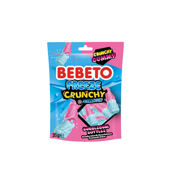 Bebeto Blue Raspberry Freeze Crunchy 35 g - Cepte Şok