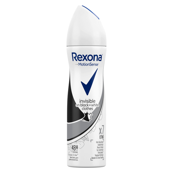 Rexona Women Invisible Black+White Deo 150 Ml - Cepte Şok
